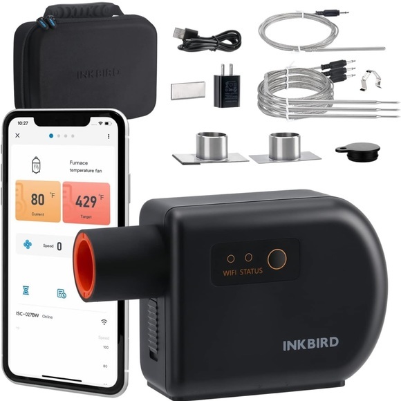 inkbird | Other | Nwt Bbq Wifi Bluetooth Bbq Smoker Temperature ...